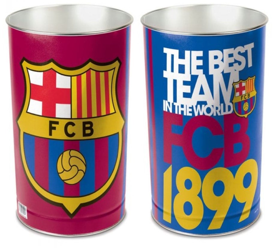 FC Barcelona Trash Can | ToodleBoys Sports Custom Game Day Gear | Your ...